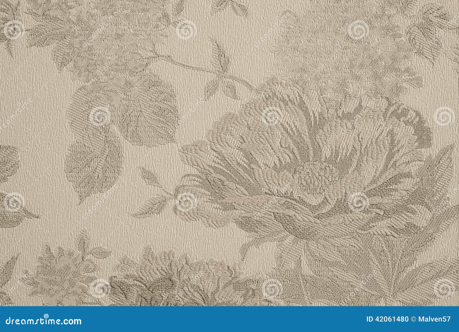 Textured Background with Large Beige Flower Stock Illustration ...