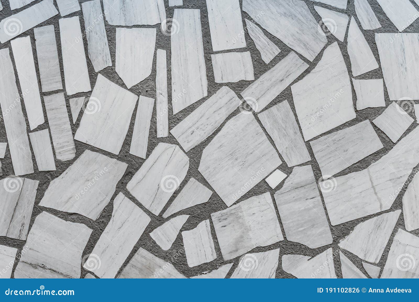 Textured Background of Marble Pieces in Concrete Stock Photo - Image of ...