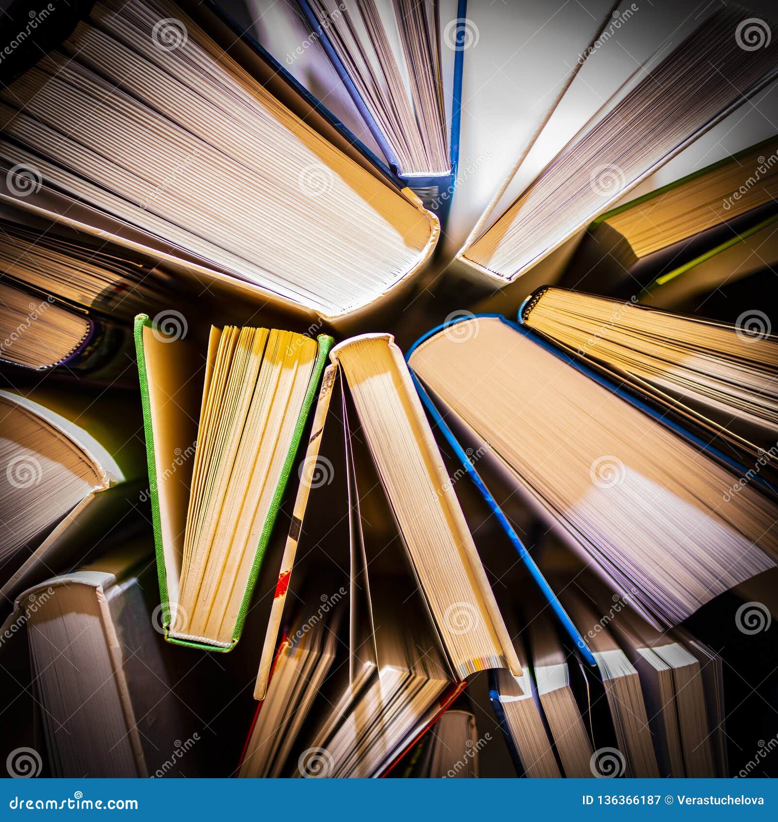 Textured Background from Open Books Stock Image - Image of literature ...