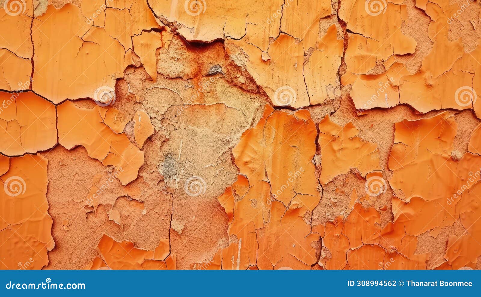 Textured Background of Orange Rough Filler Plaster on a Facade Wall. Ai ...