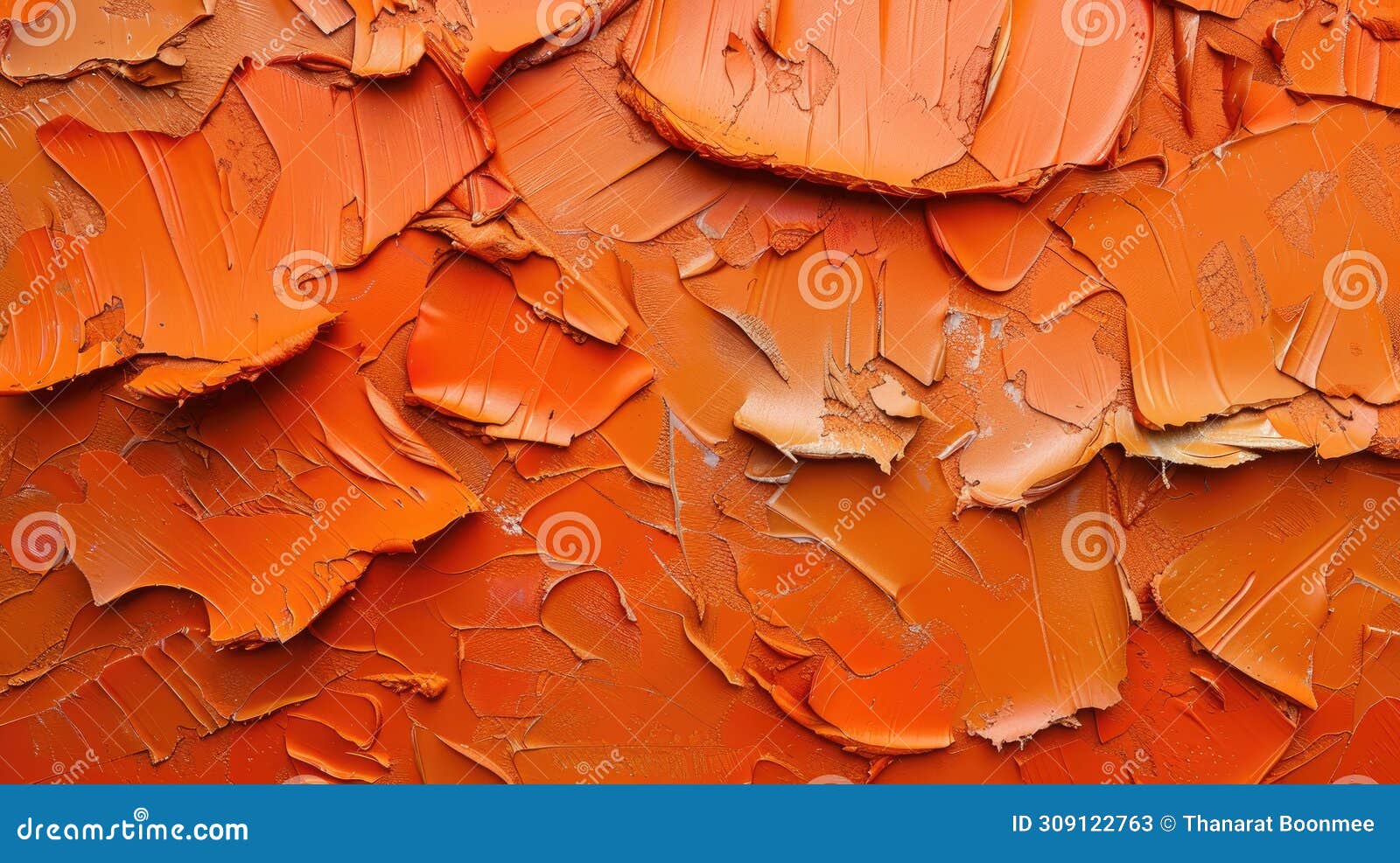 Textured Background of Orange Rough Filler Plaster on a Facade Wall. Ai ...