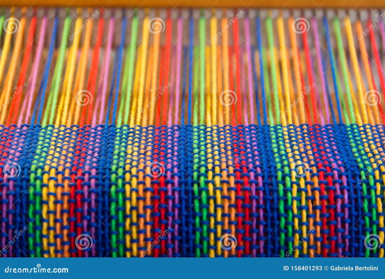 Comb Loom with Rainbow Colors and Diversity Flag Stock Image - Image of ...