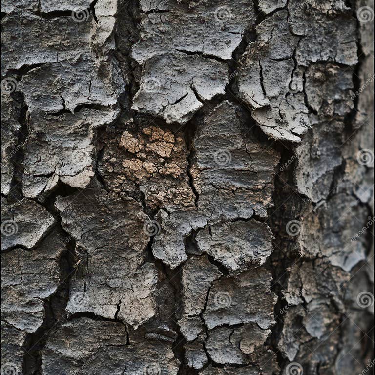 Textured Bark Surface of a Tree Showcasing Natural Patterns and Cracks ...