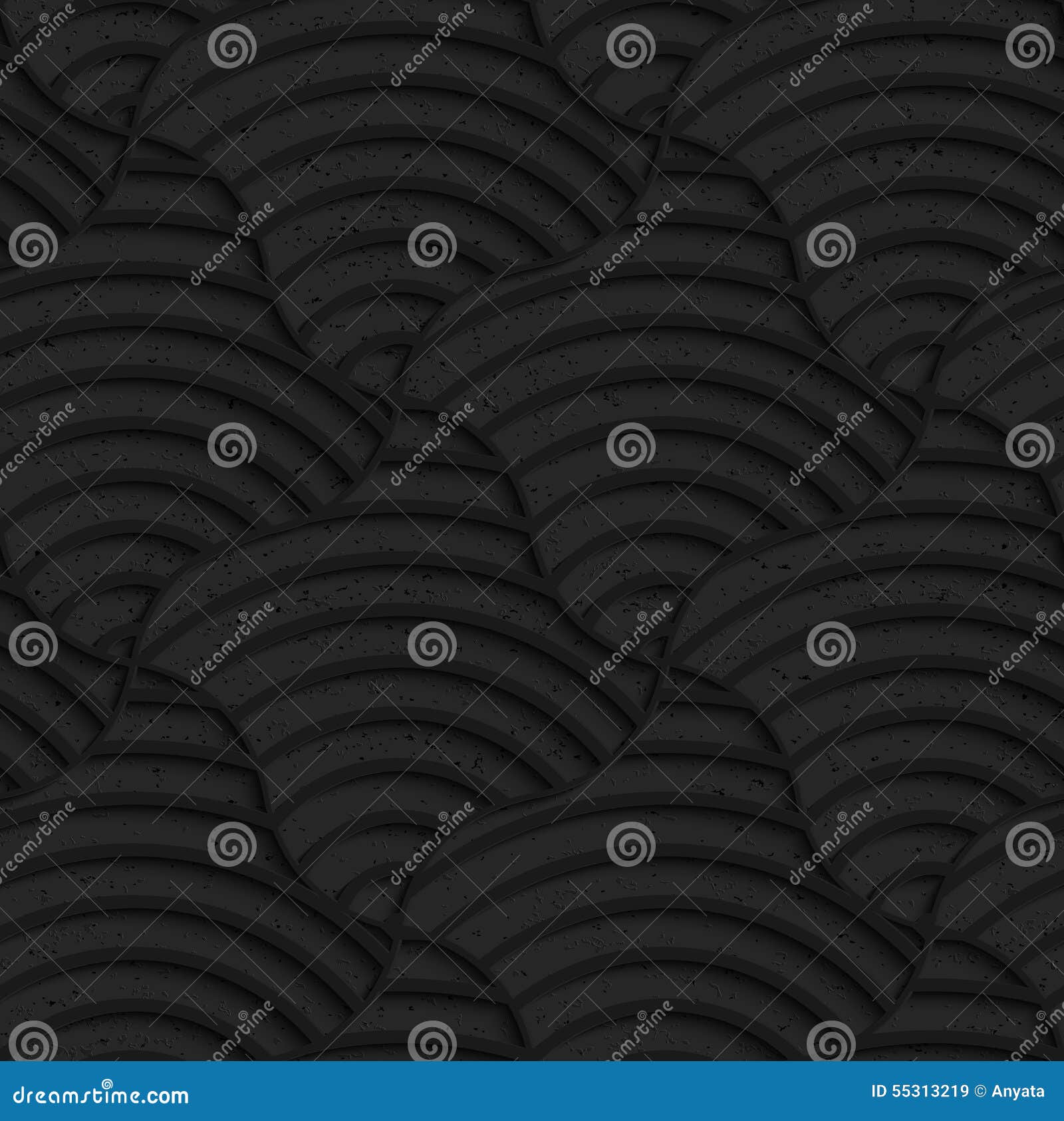 Textured Black Plastic Striped Pillows Stock Vector - Illustration of ...