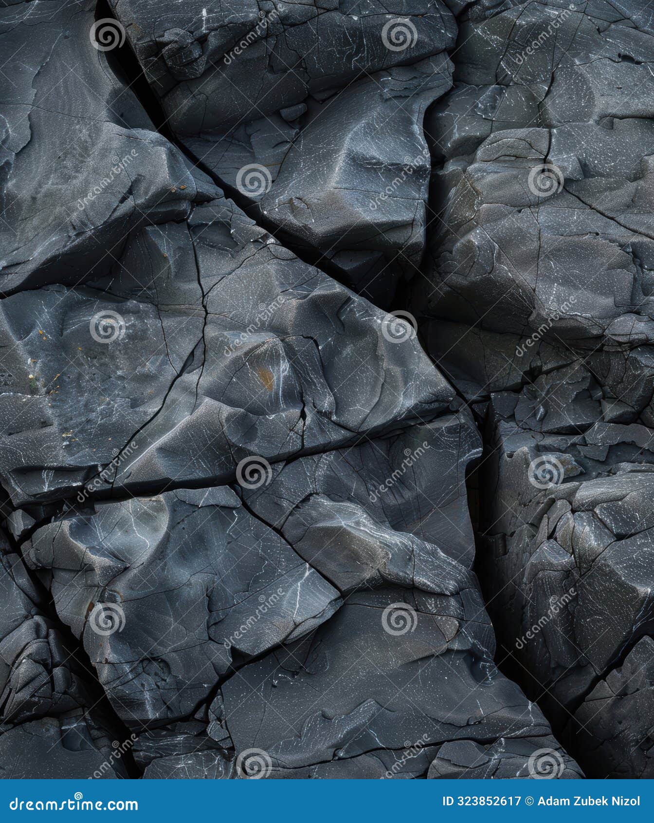 Textured Black Slate Rock Background Stock Illustration - Illustration ...