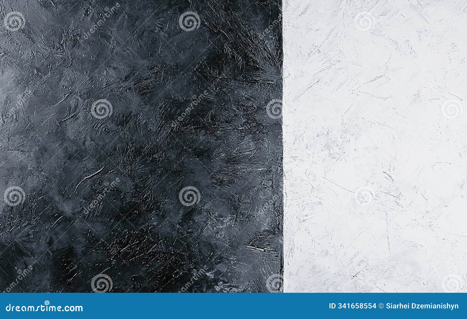 Textured Black and White Wall Surface with a Striking Split, Creating a ...