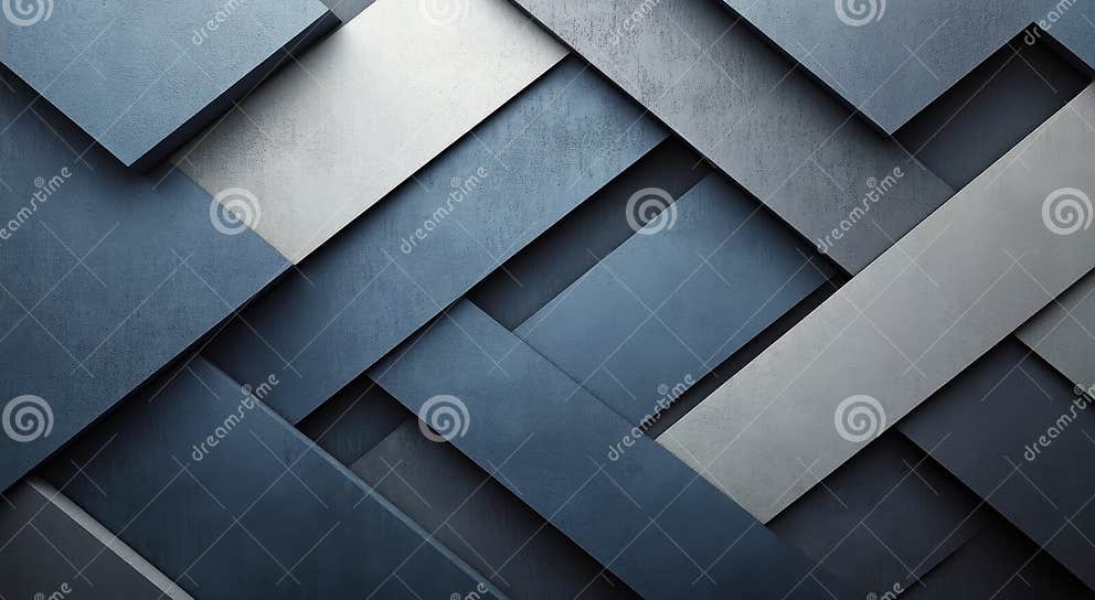 Textured Blue and Gray Geometric Patterns in a Layered Design for ...
