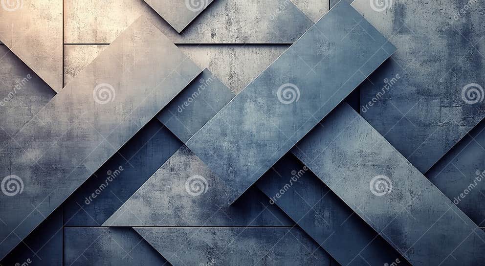 Textured Blue and Gray Geometric Patterns in a Layered Design for ...