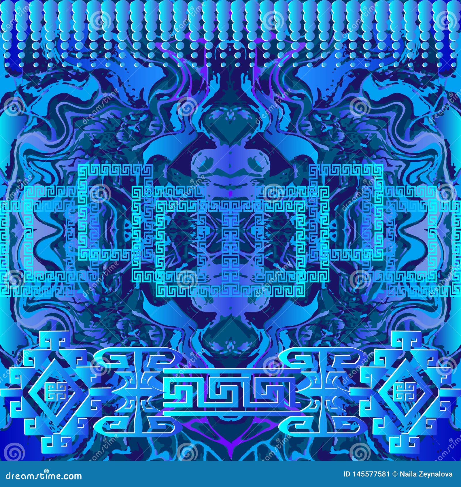 Set Of Meander Borders And Frames. Ancient Traditional Greek Decoration ...