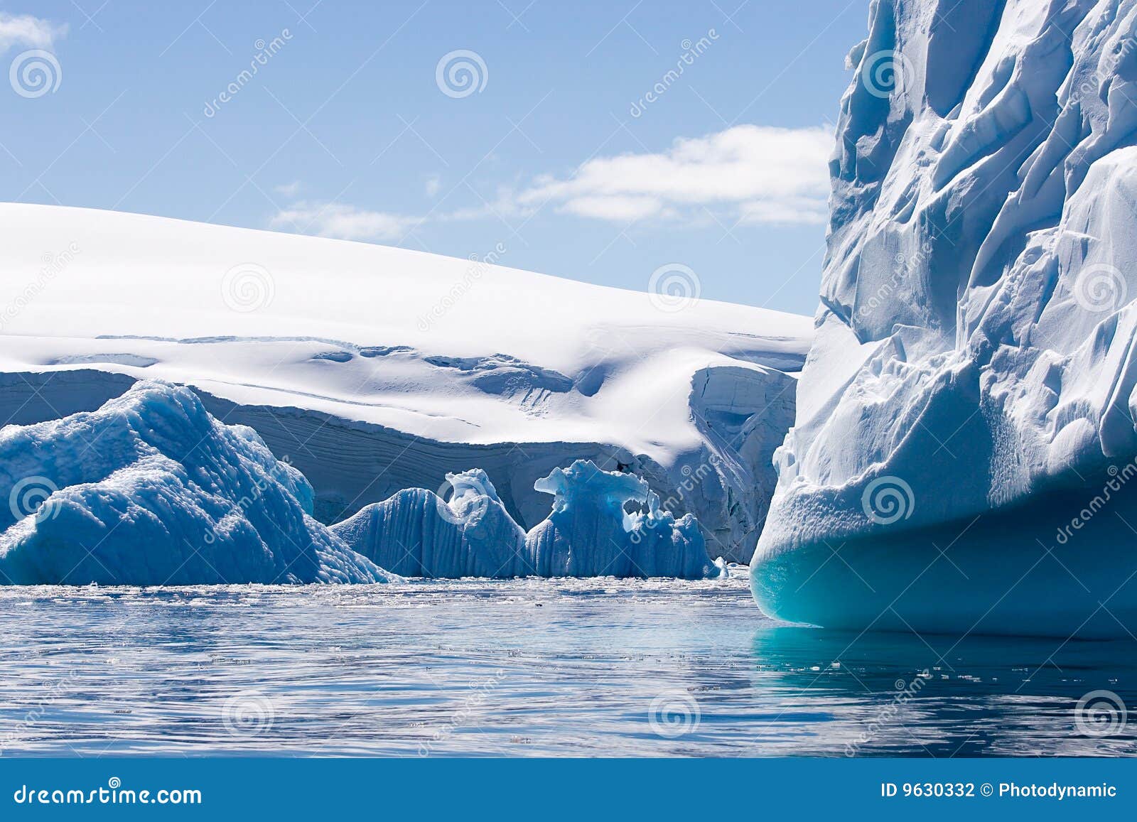 Textured blue icebergs stock photo. Image of beauty, cold - 9630332