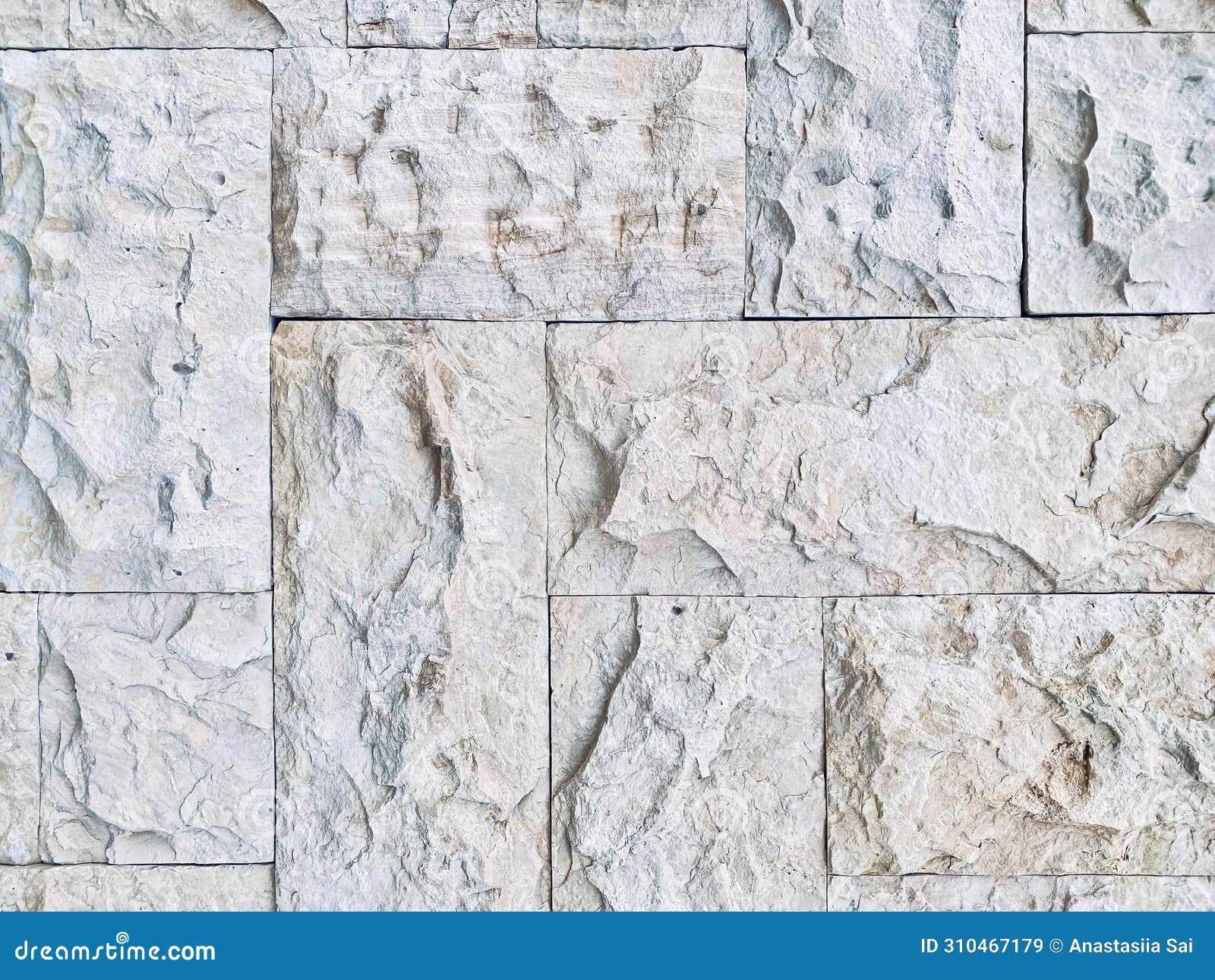 Textured Brick Rock Wall Outside Light Background for Designers Stock ...