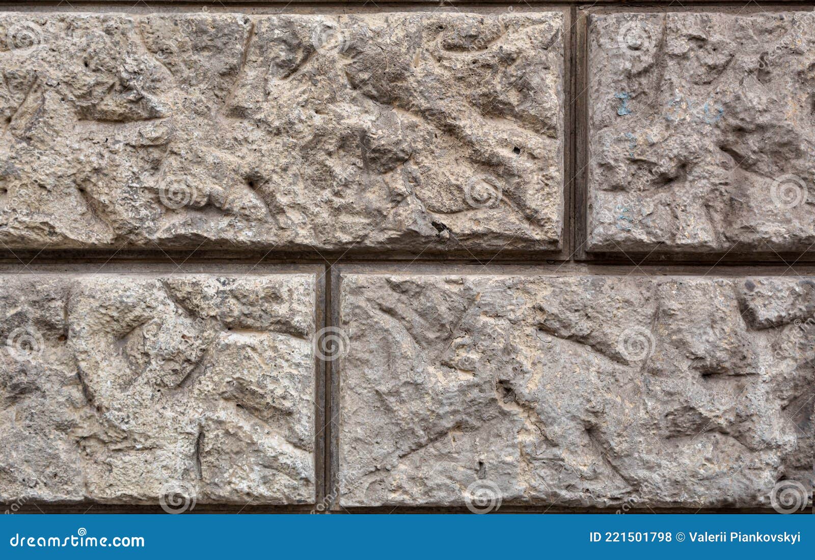 Textured Brick Wall of Gray Color, Stone Background, in Close-up Stock ...