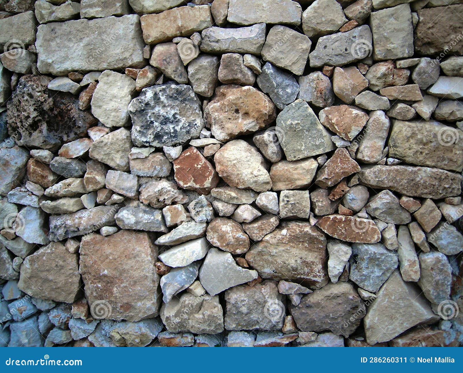 Rubble wall stock image. Image of gravel, object, crushed - 286260311