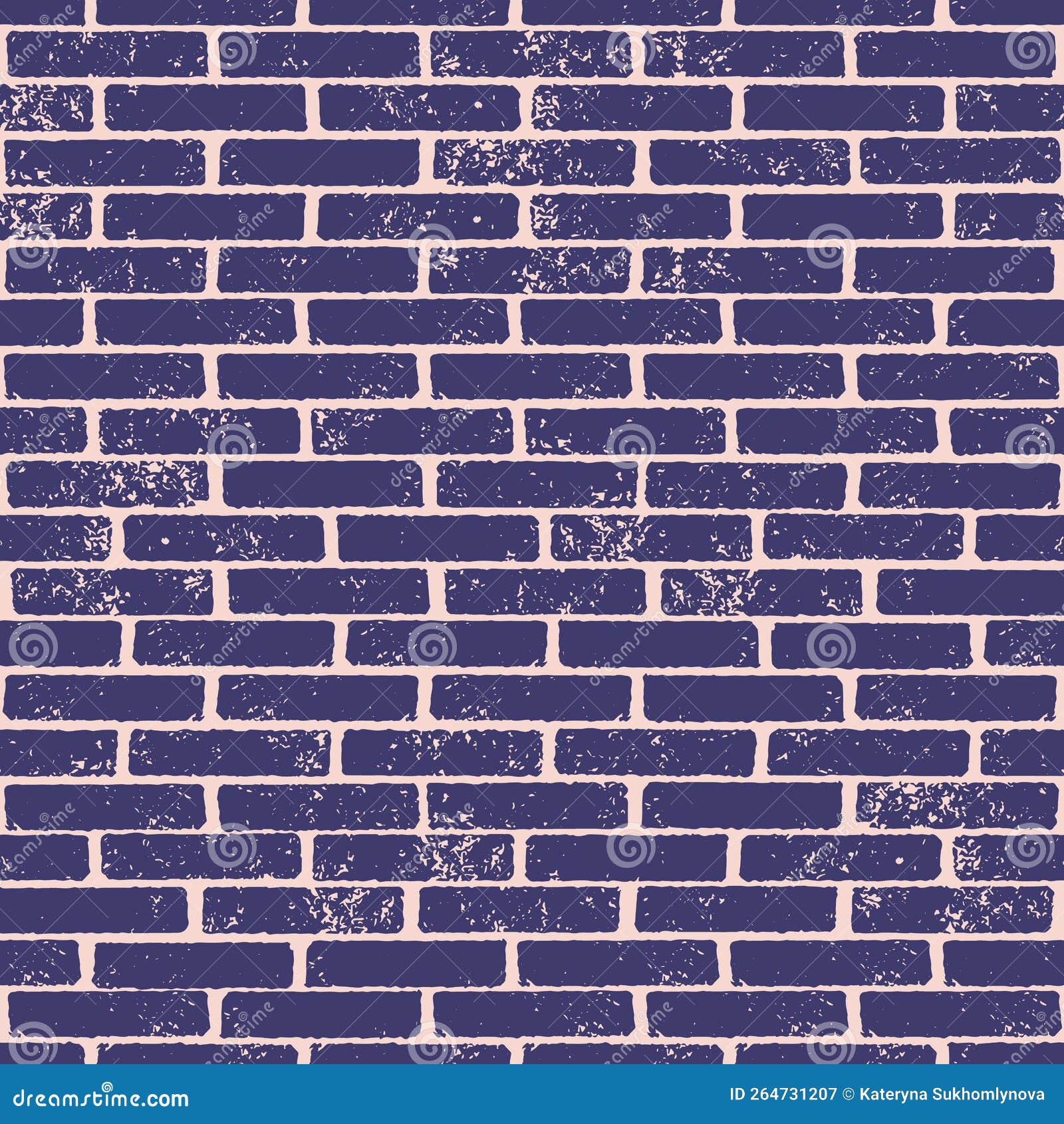 Textured Brick Wall Seamless Repeat Pattern Stock Vector - Illustration ...