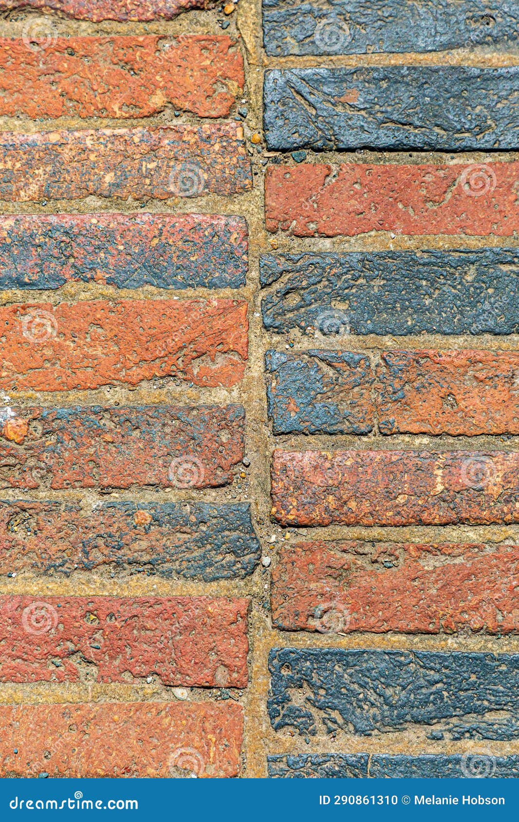 Textured Bricks in Differing Colours Stock Photo - Image of colours ...