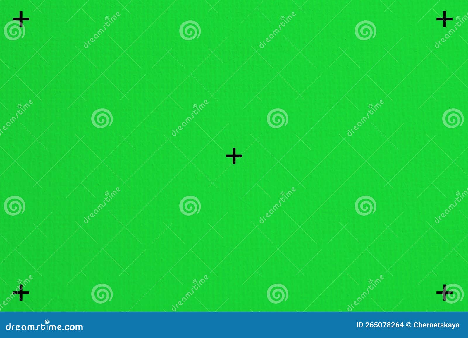 Chroma Key Compositing. Broadcaster Against Green Screen, Banner Design ...