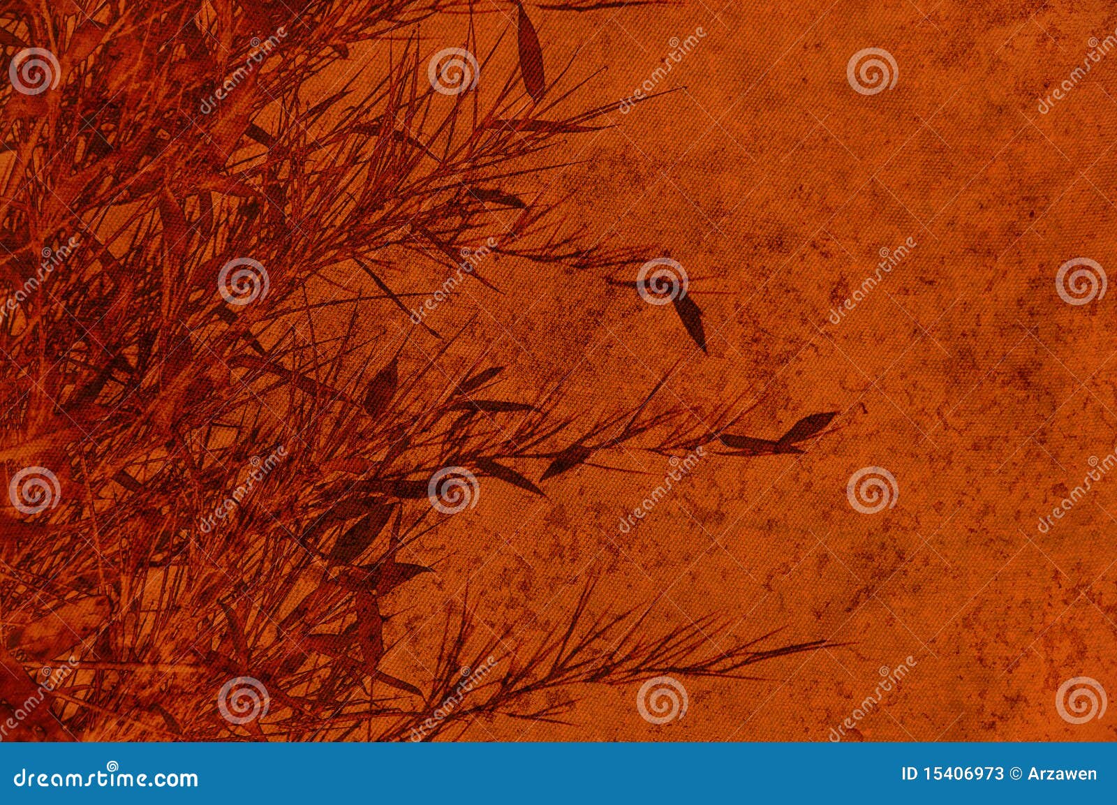 Textured Brown Backdrop With Bamboos Leaves Royalty-Free Stock ...