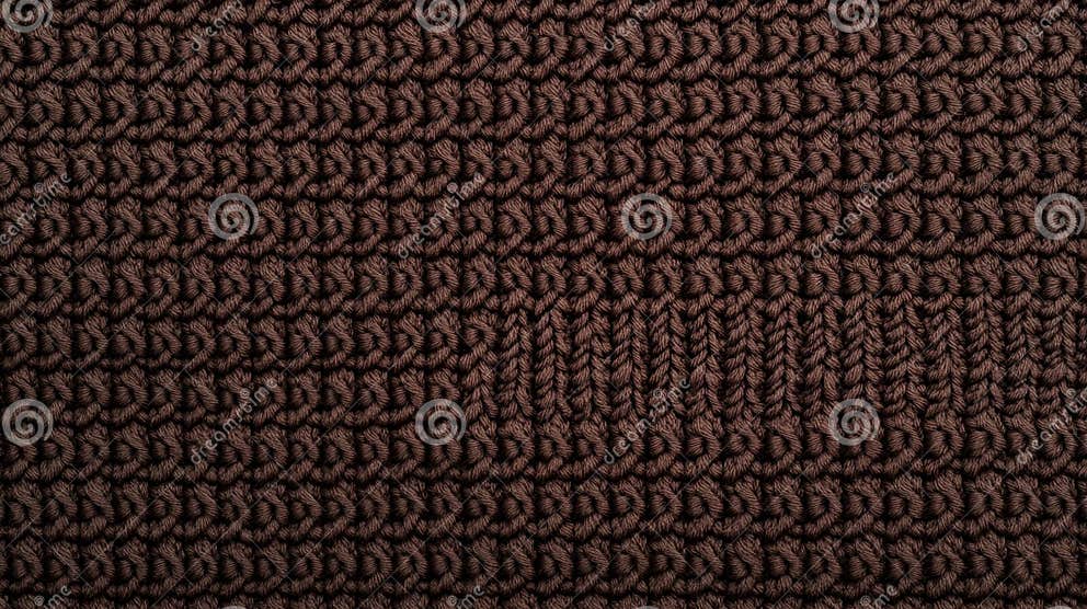 Textured Brown Crochet Pattern for Crafting and Design Inspiration ...