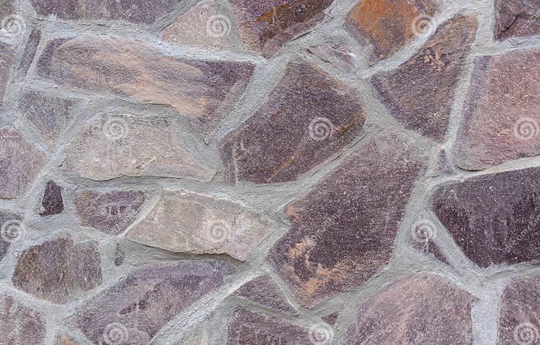 Textured Brown Stone Wall Surface Natural Variation Decorative Patterns Stock Image - Image of ...