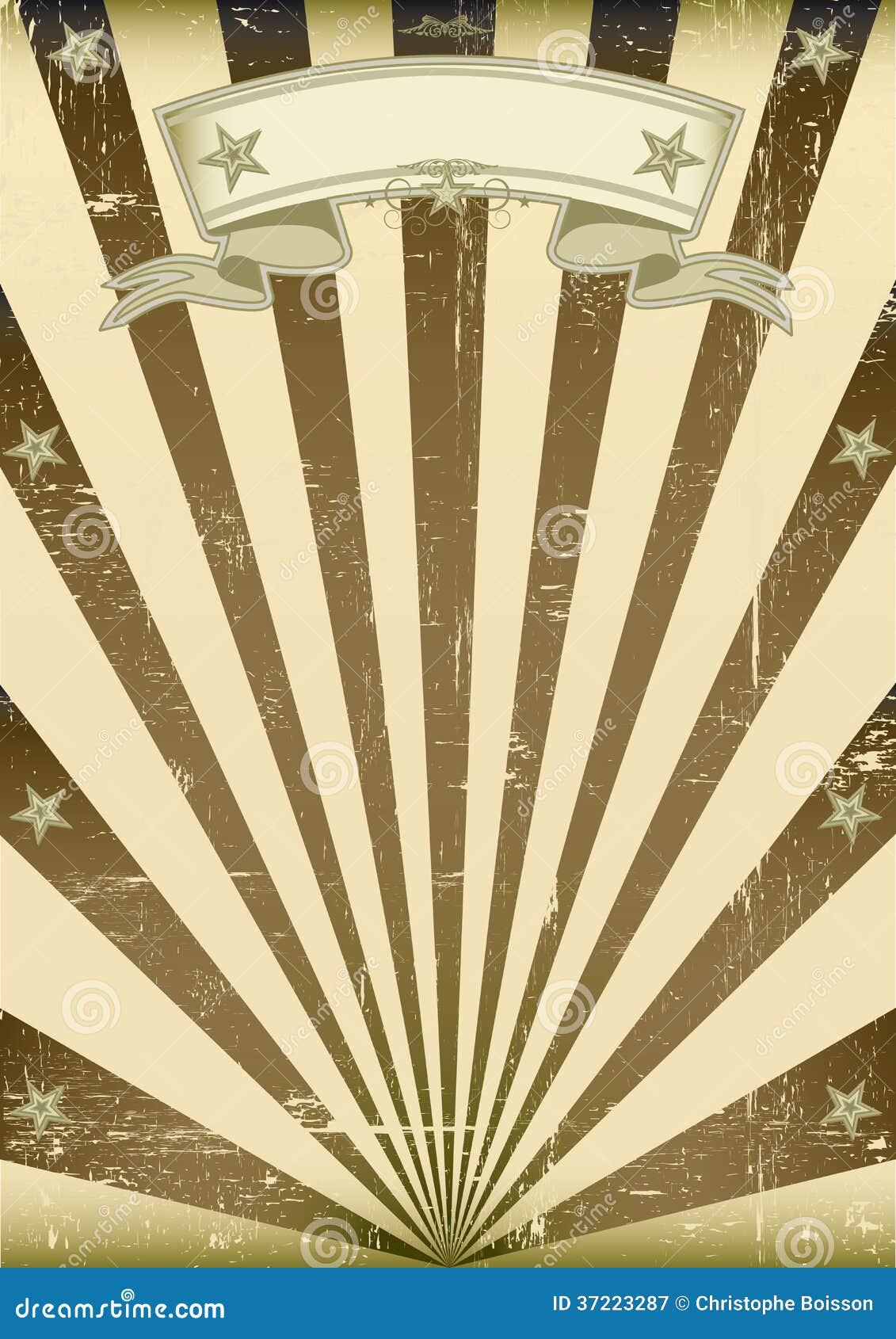 Textured Brown Vintage Poster Stock Vector - Illustration of carnival ...