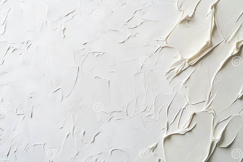 Textured Brush Patterns on a Solid White Surface Created with a Palette ...