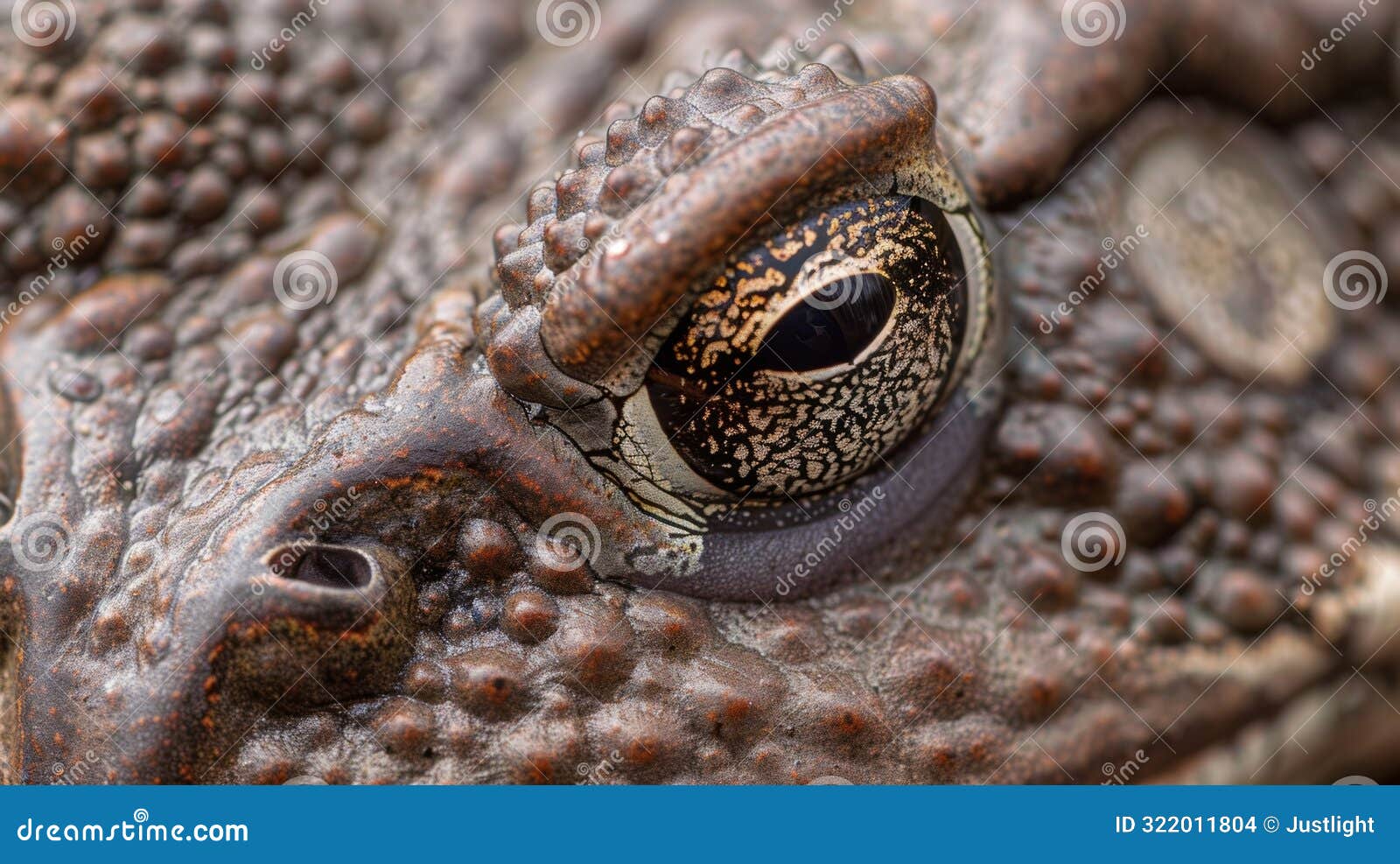 Textured Bumps Resembling Tiny Volcanoes Tered Across the Bumpy Toad ...