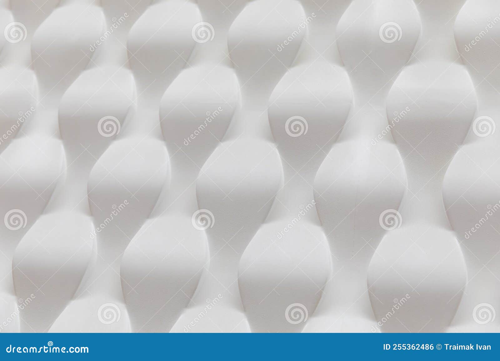 Textured Ceramic Tile Surface with Bubbles of White Color Close-up ...