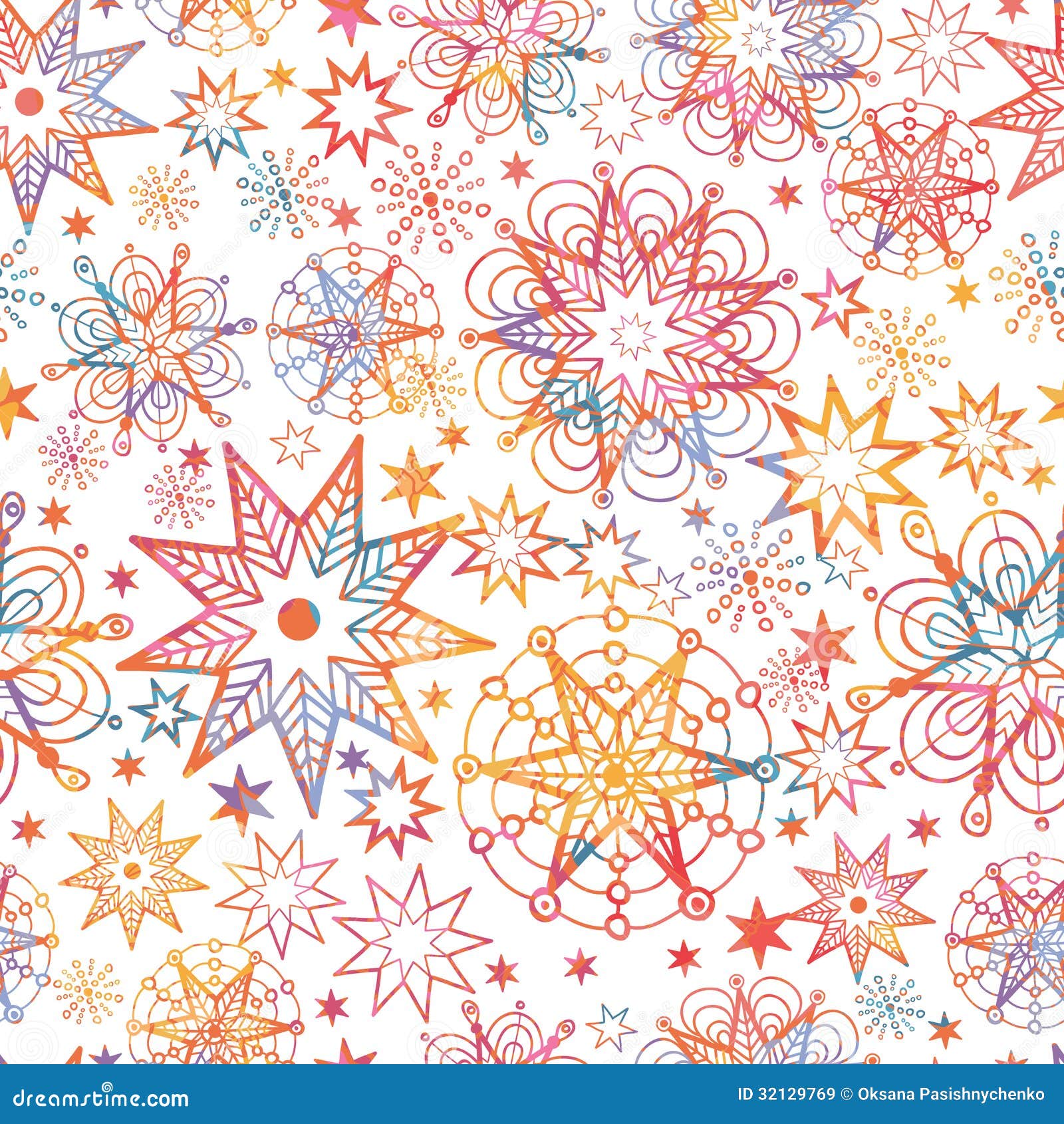 Textured Christmas Stars Seamless Pattern Stock Vector - Illustration ...