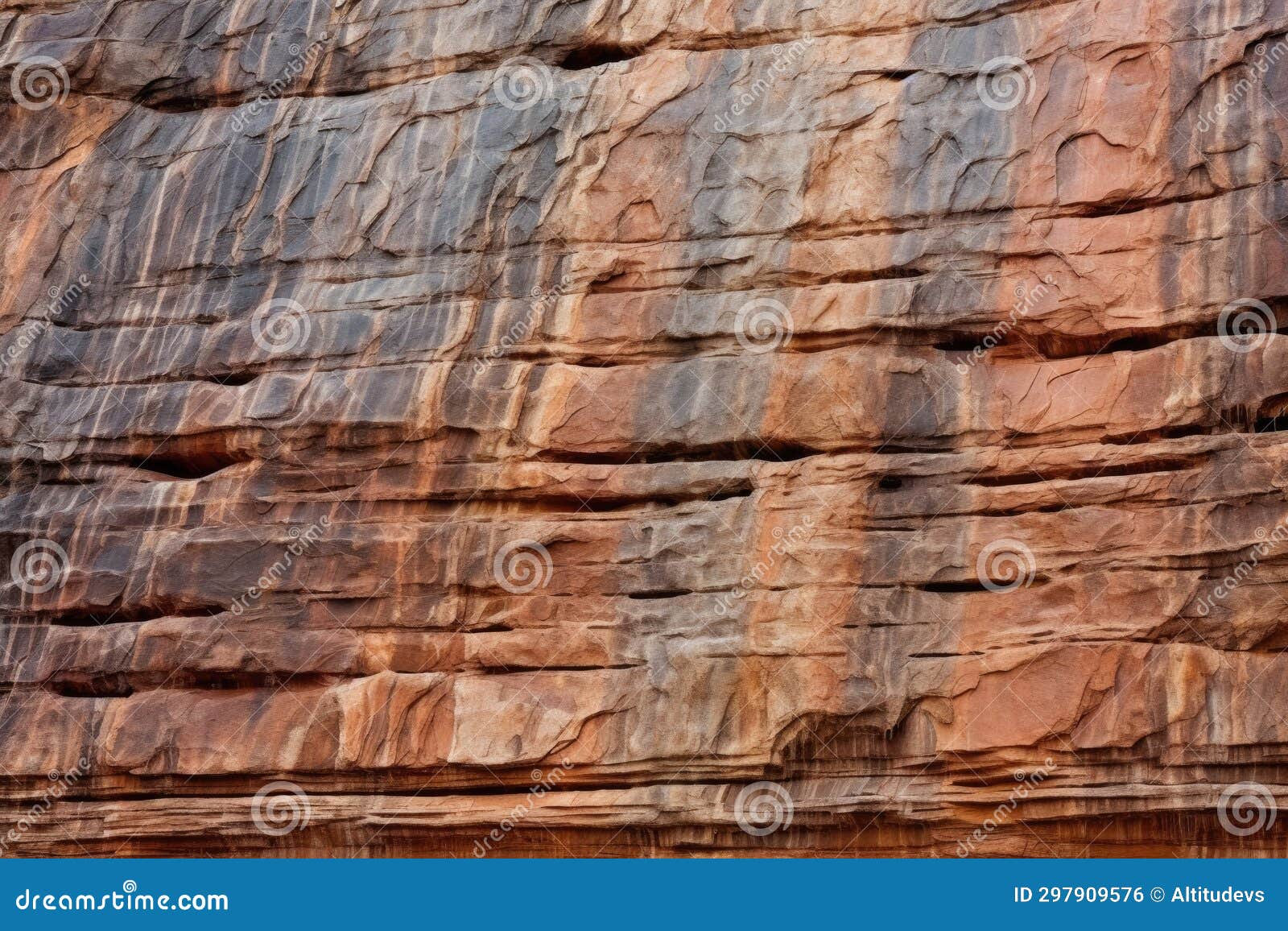 Textured Close-up of the Rock Face of a Canyon Wall Stock Photo - Image ...