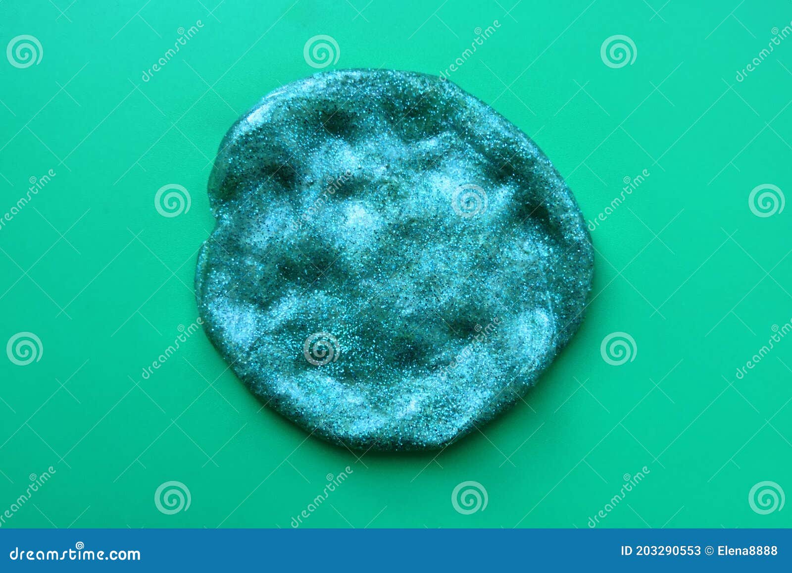 Textured Colorful Slime with Glitter Inside. Macro of Kids Toy Slime ...