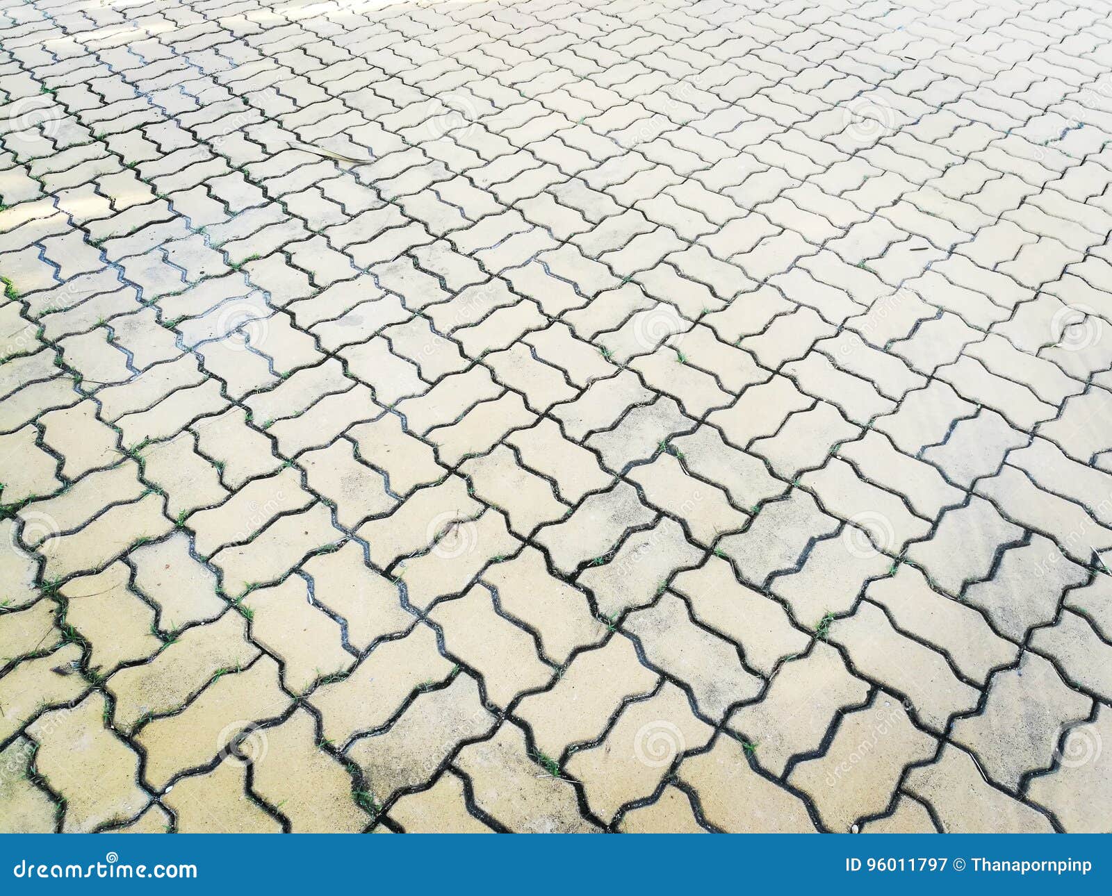 Textured of Concrete Blocks on Public Footpath. Stock Image - Image of ...