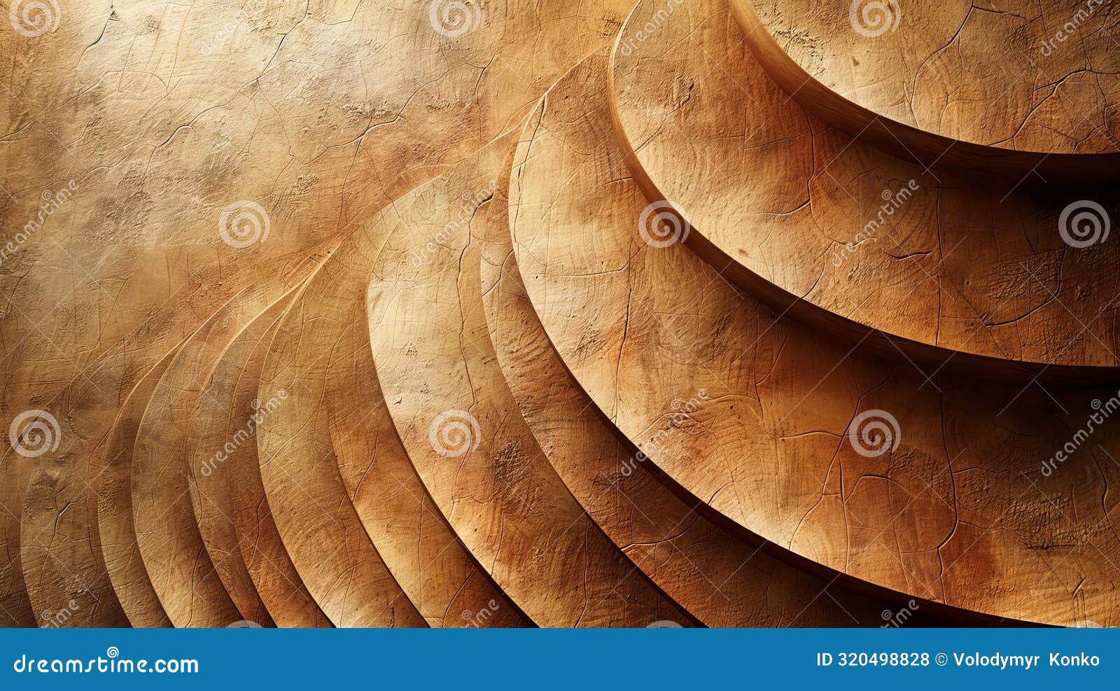 Textured Copper Abstract Background with Concentric Circles Stock Photo ...