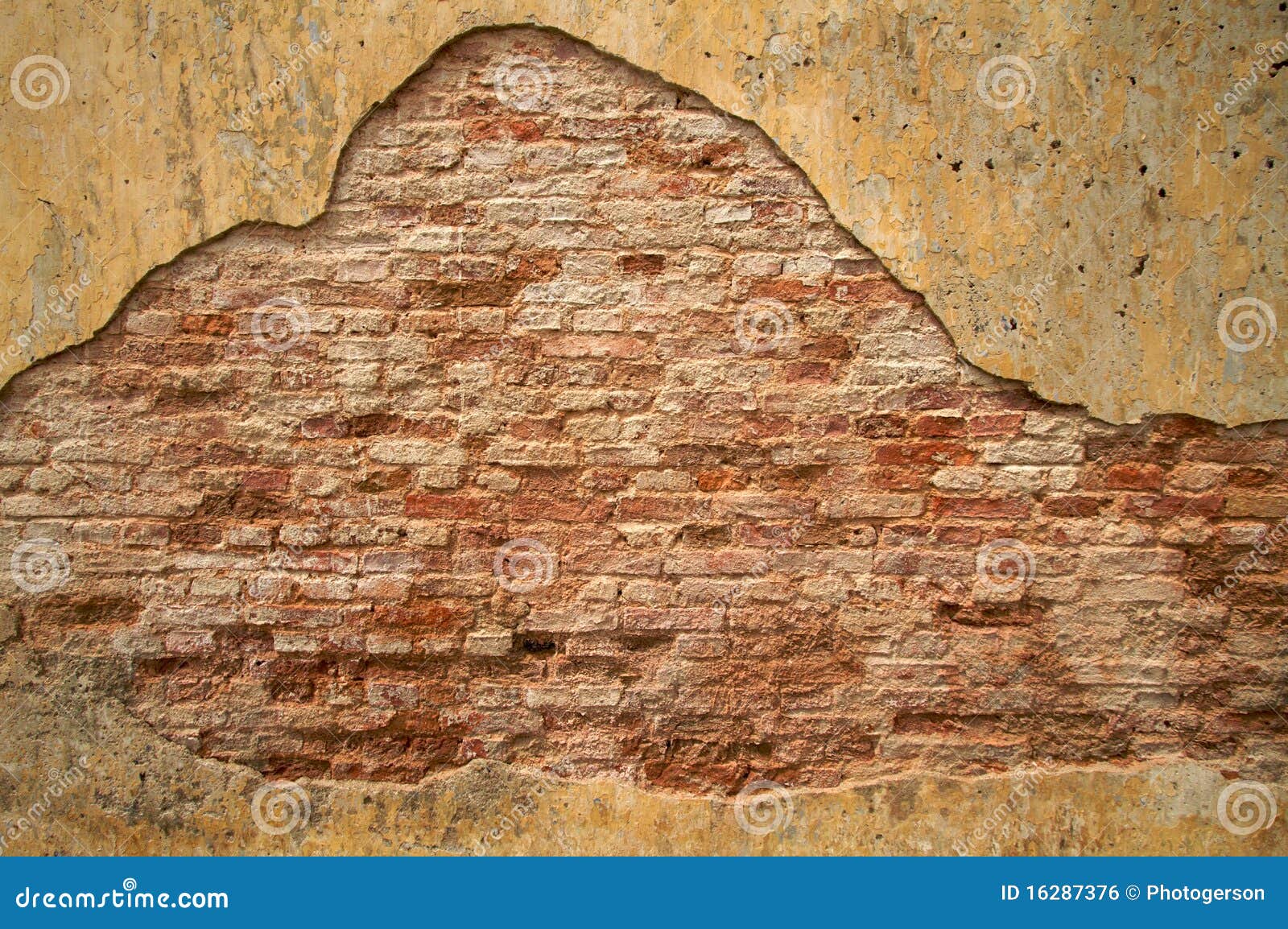 Textured Cracked Brick Wall Background Stock Photo - Image of material ...