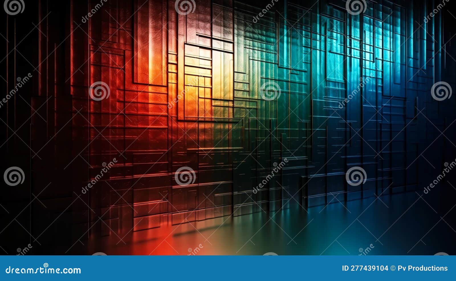 Textured Dark Background with Multi-colored Illumination, Generative AI ...