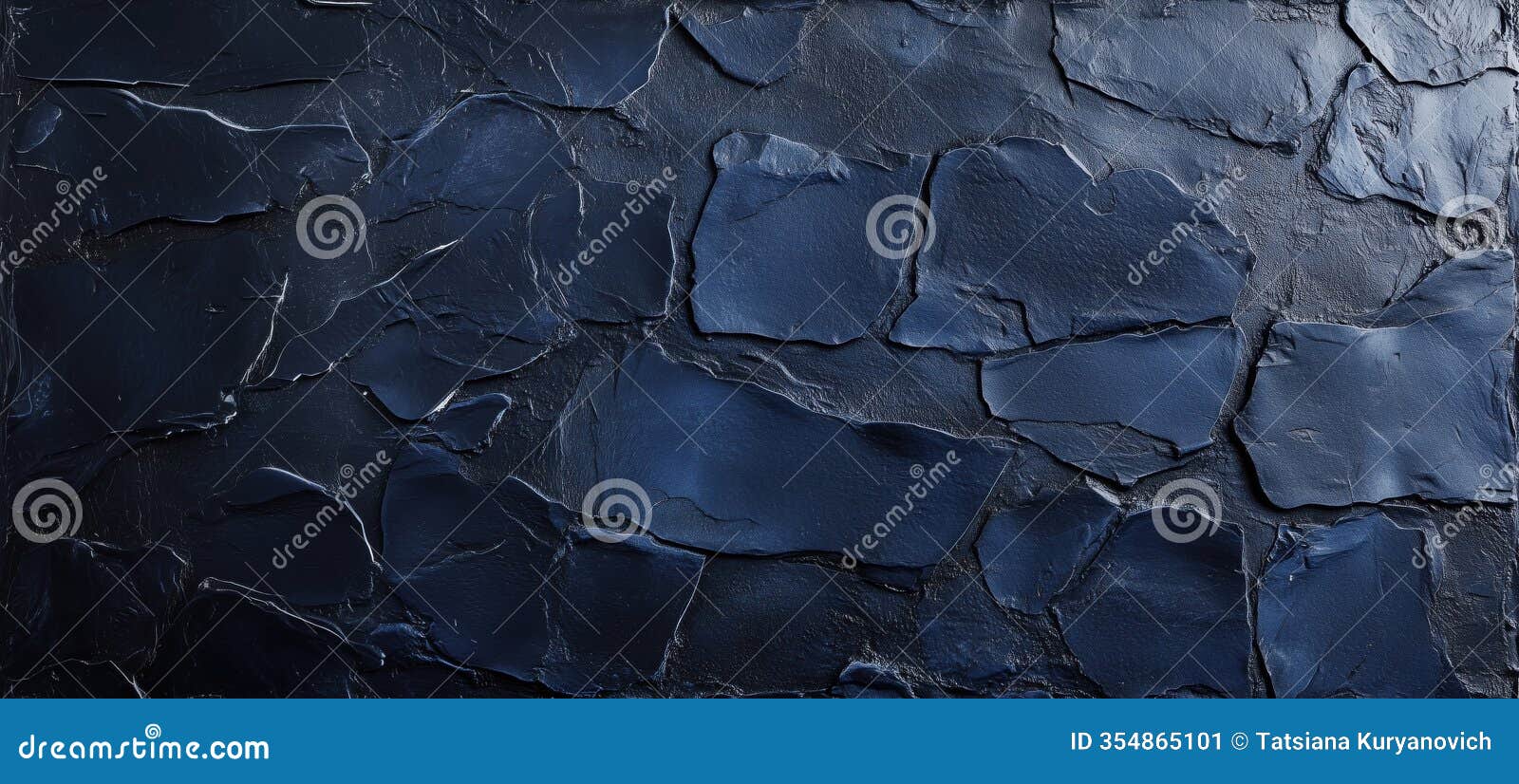 Textured Dark Blue Stone Wall, Rough Surface, Irregular Shapes, Layered ...