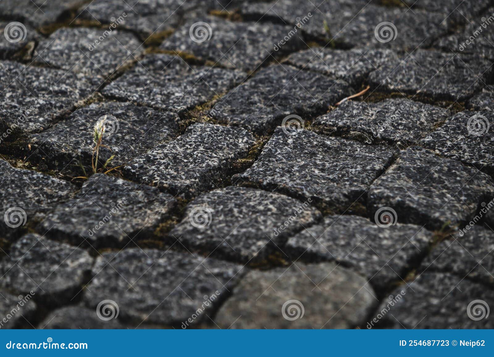 Textured Dark Cobblestone Background Close-up. Cobblestone Texture ...