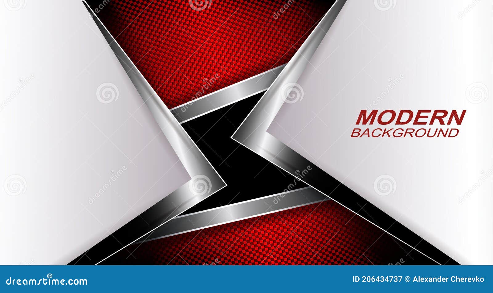 Textured Dark Red Arrow Design with Metallic Edging Stock Vector ...