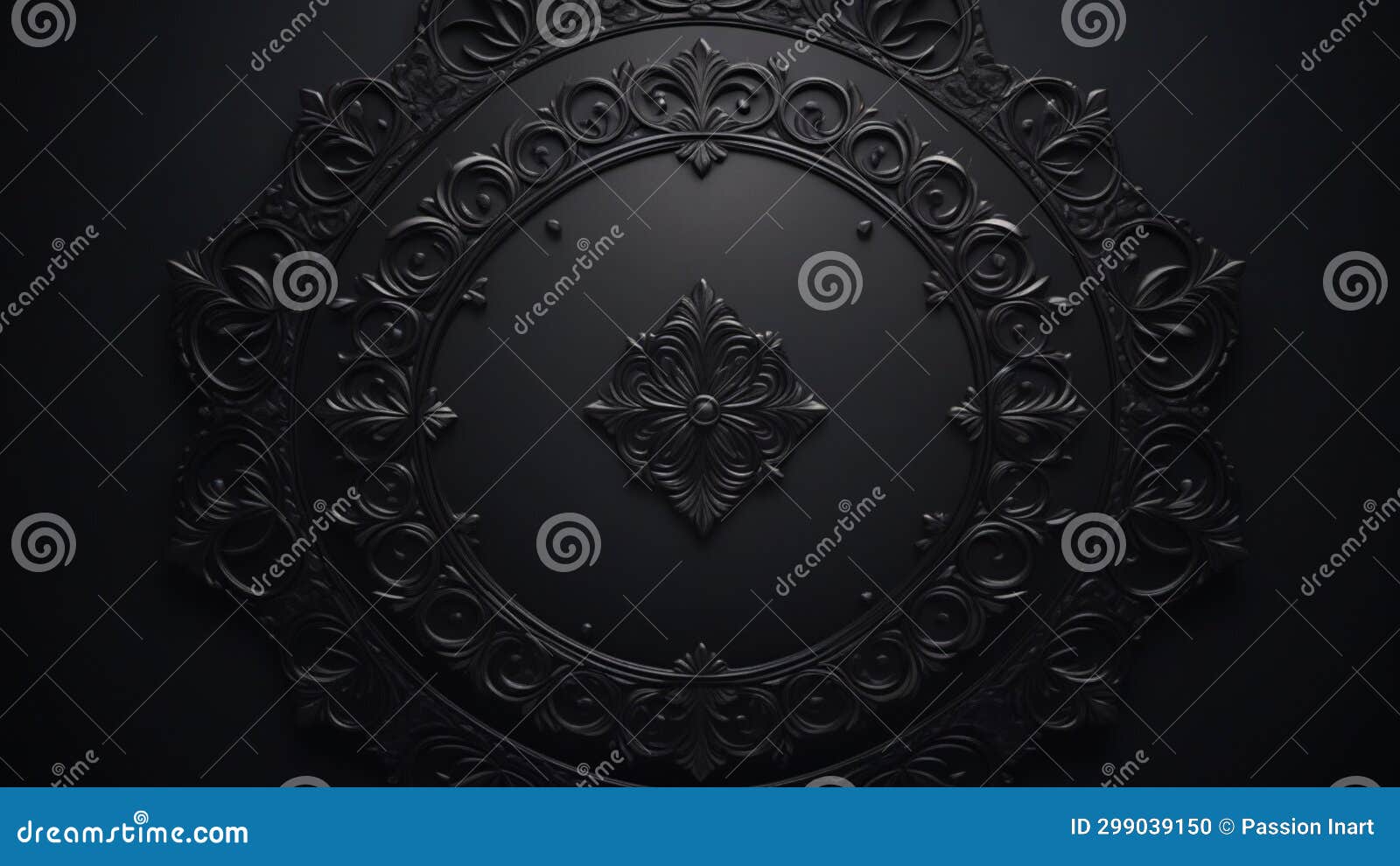 Textured Dark Vignette Black Background Stock Illustration ...