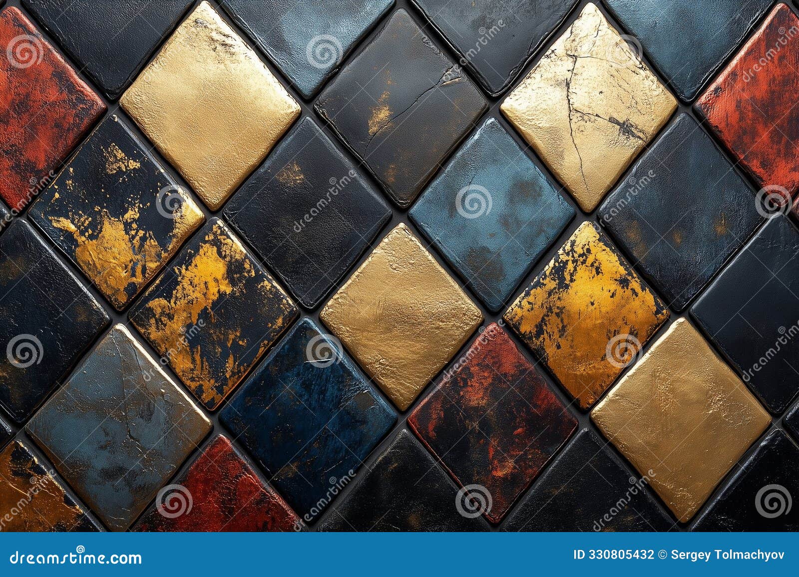Textured Diamond Pattern Tiles in Warm and Cool Colors for Interior ...