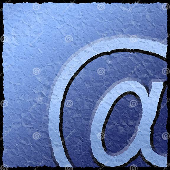 Textured email sign stock illustration. Illustration of desktop - 210838