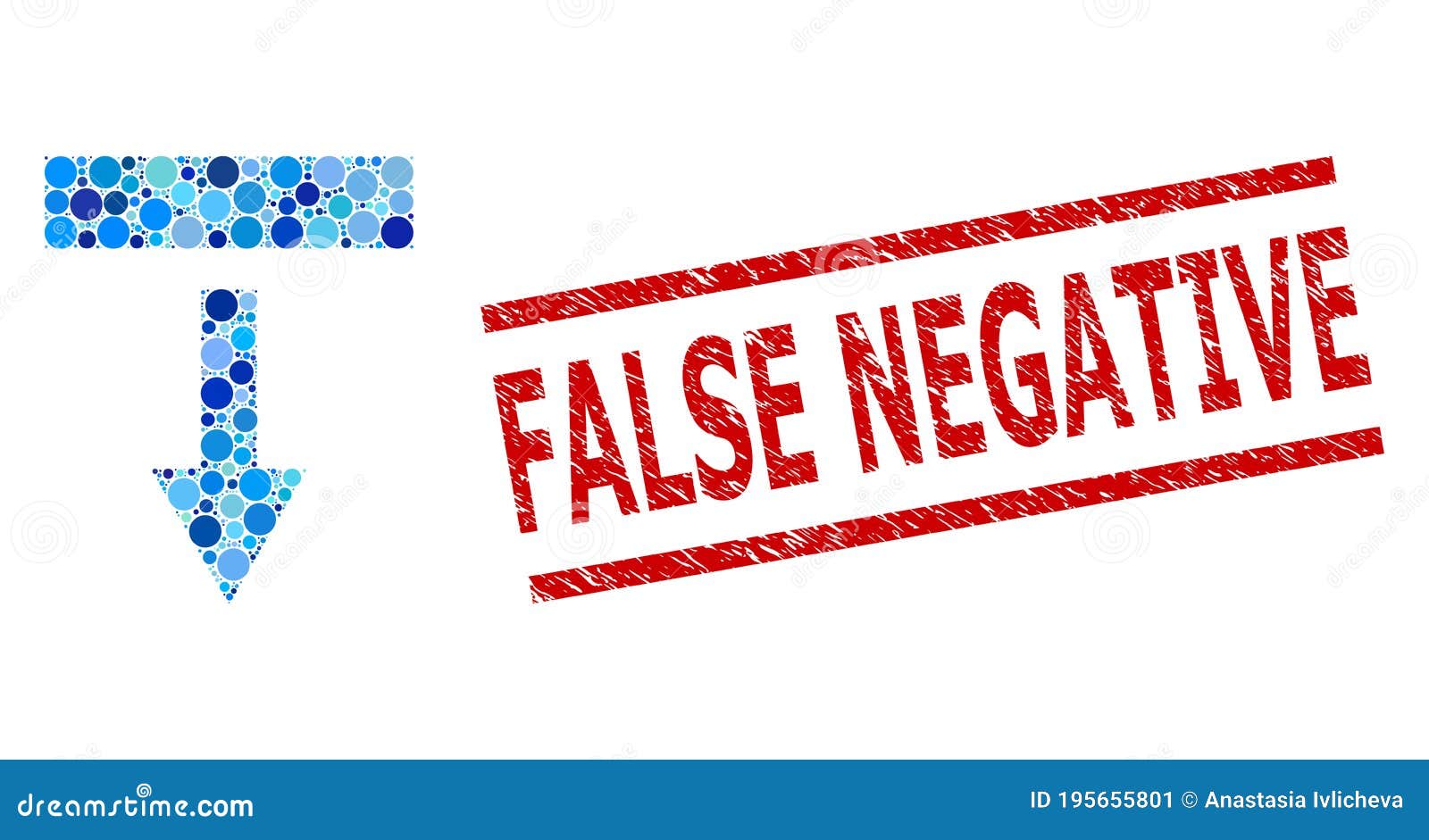 Textured False Negative Stamp Print and Pull Down Collage of Round Dots ...