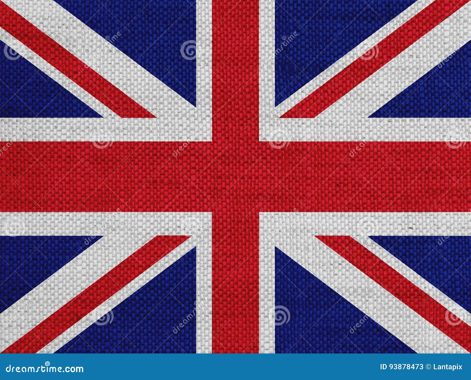 Textured Flag of Great Britain in Nice Colors Stock Image - Image of ...