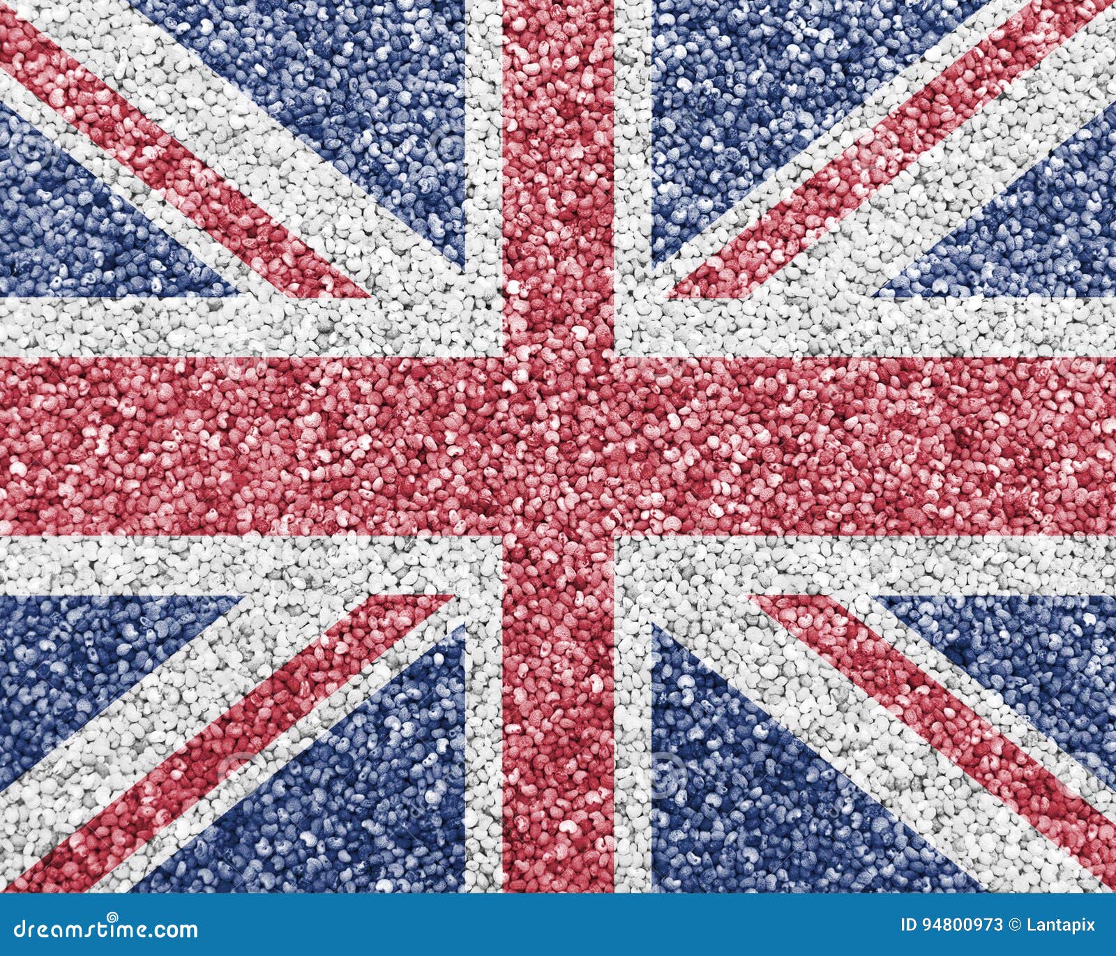 Textured Flag of Great Britain in Nice Colors Stock Image - Image of ...