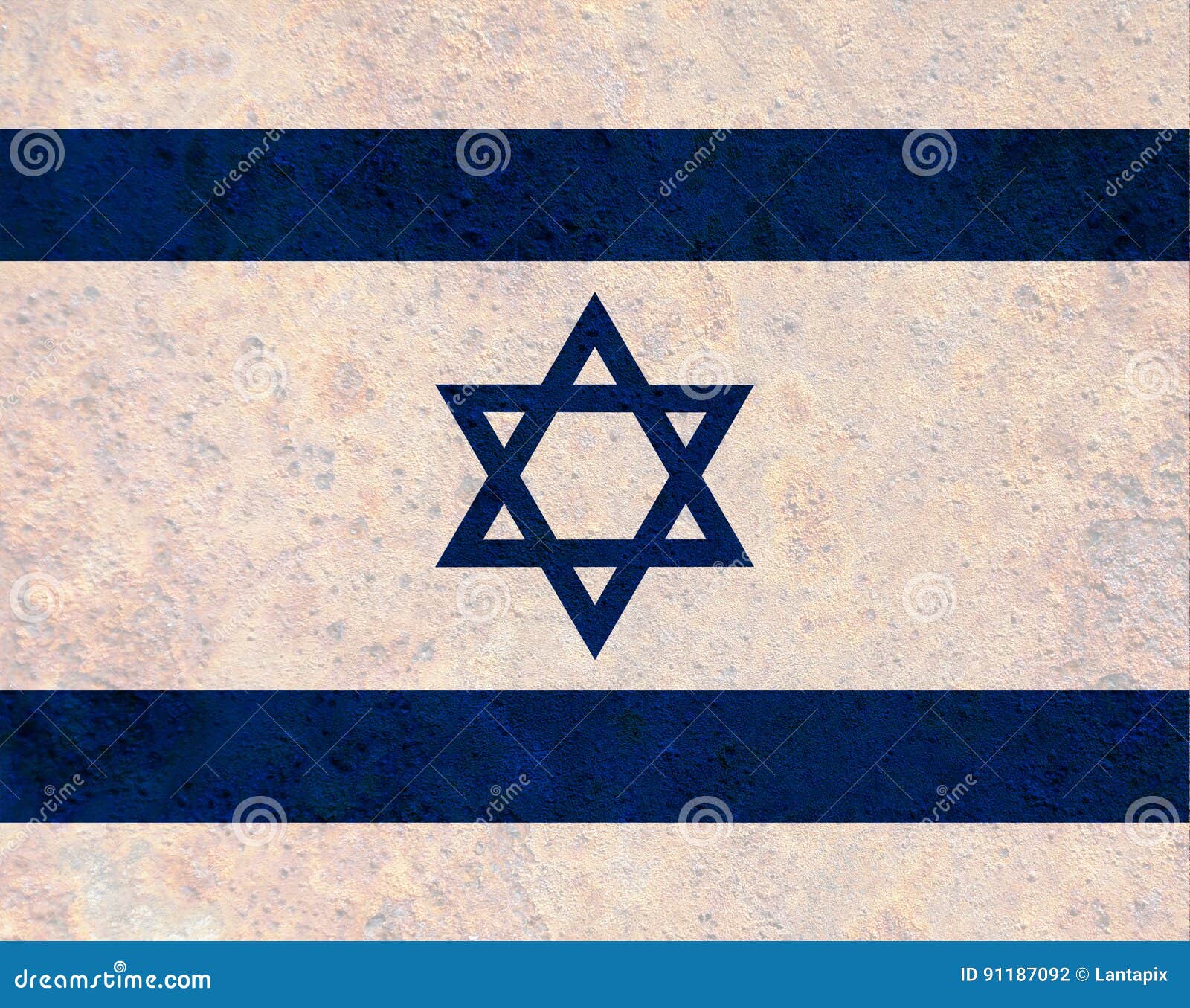 Textured Flag of Israel in Nice Colors Stock Photo - Image of israel ...