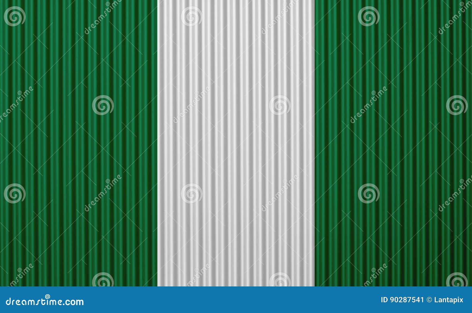 Textured Flag of Nigeria in Nice Colors Stock Illustration ...
