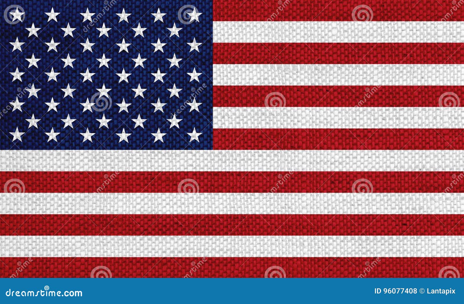 Textured Flag of the USA in Nice Colors Stock Photo - Image of cloth ...