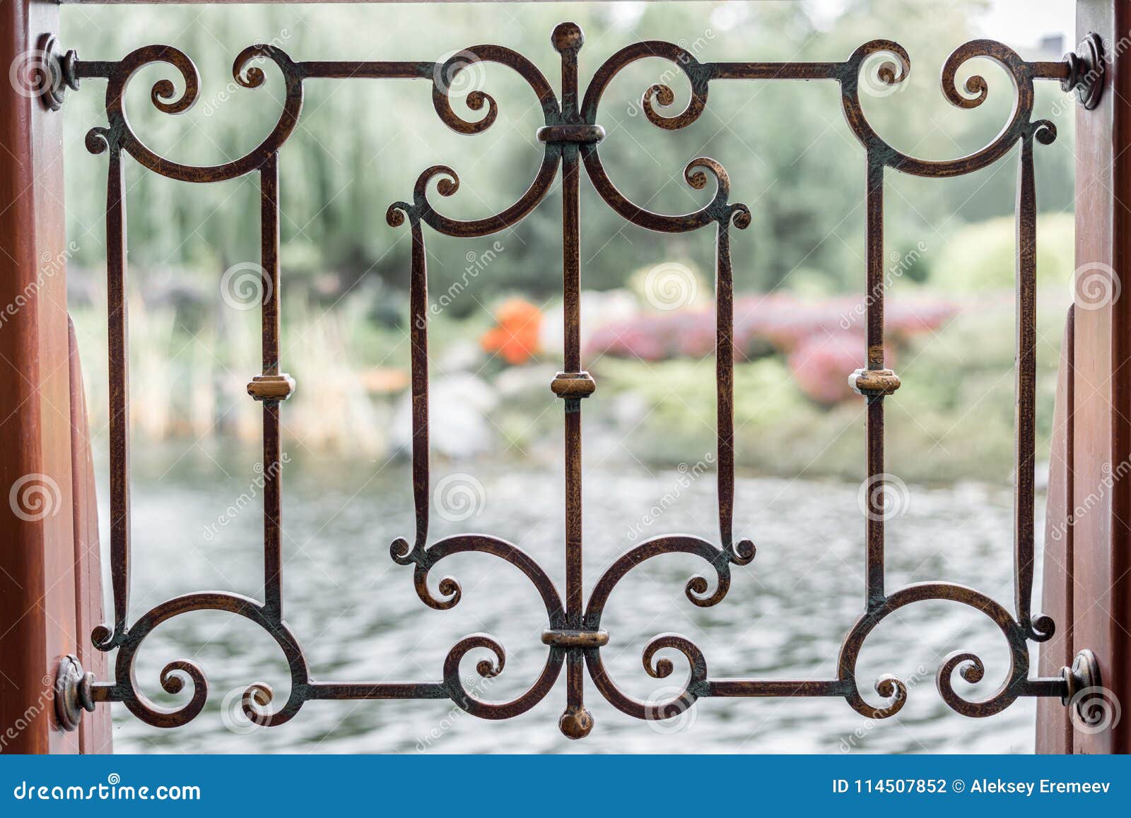 Textured Forged Metal Pattern Stock Photo - Image of detail, garden ...