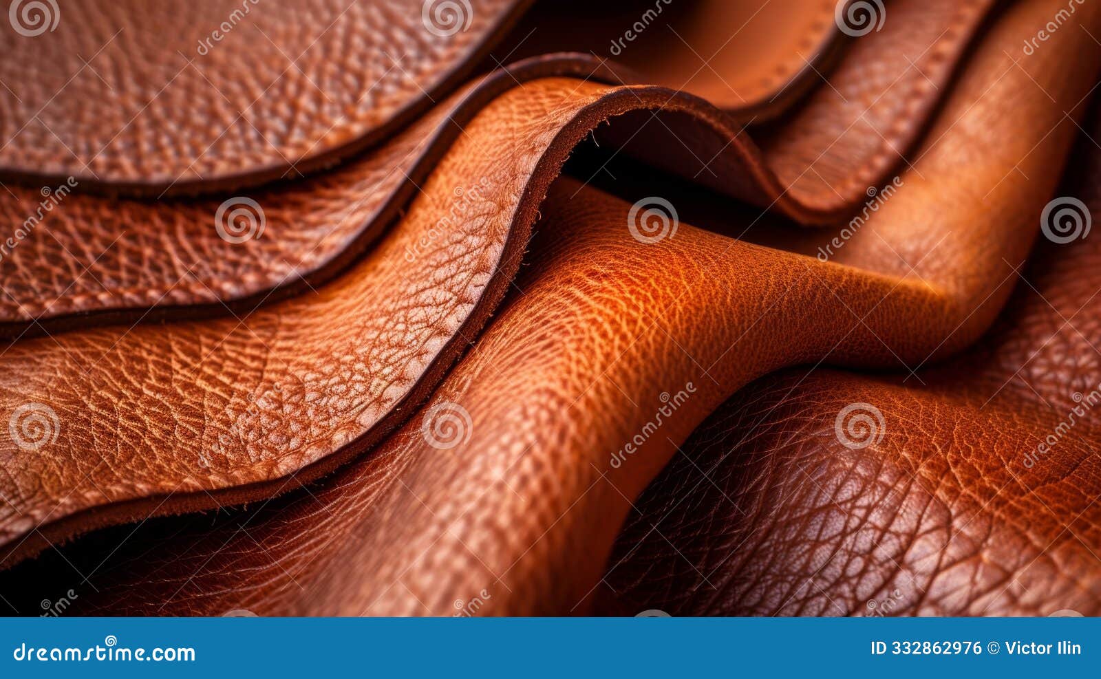 Textured Genuine Leather Backdrop Showing Visible Abrasions And Wear ...