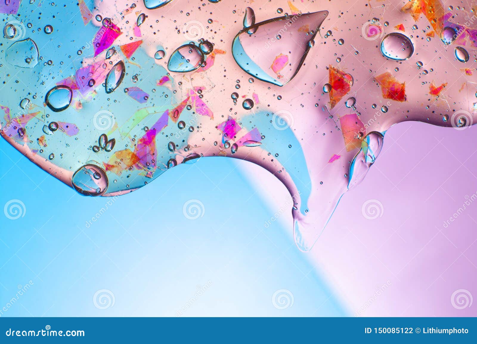 Textured Gradient Background Transparent Slime with Copy Space Stock ...