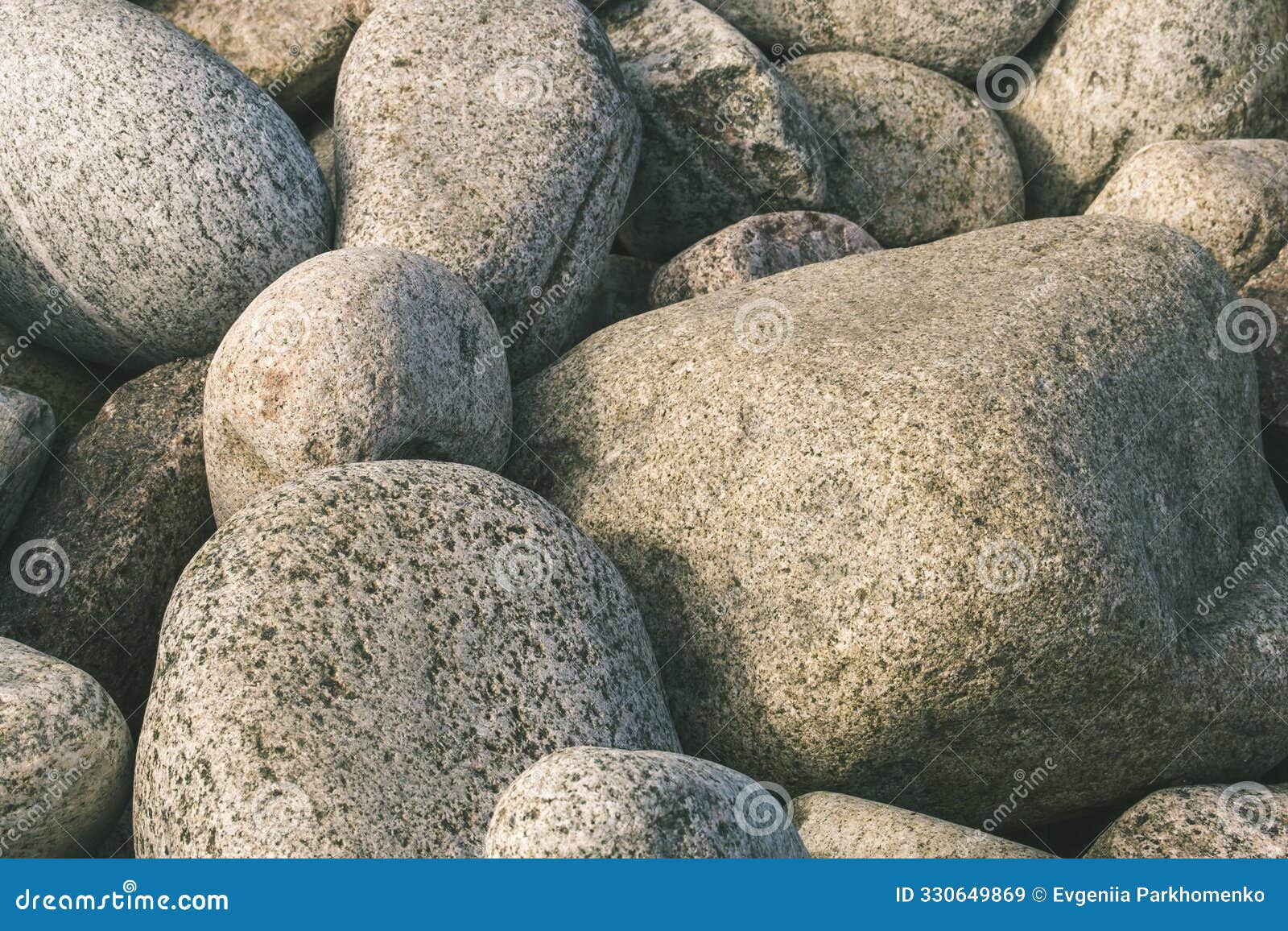 Textured Granite Boulders in Natural Light for Serene Landscaping ...
